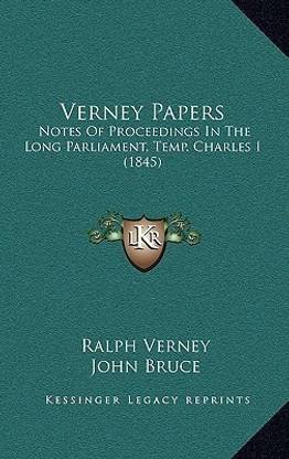 Verney Papers: Buy Verney Papers by Verney Ralph Sir at Low Price in ...