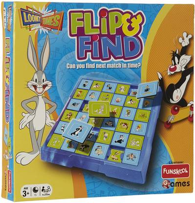 FUNSKOOL LOONEY TUNES FLIP N FIND GAME , EDUCATIONAL, GREAT FOR GIFTS ...