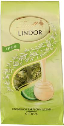 LINDT Lindor Citrus White Chocolate Truffles 137g Truffles Price in ...