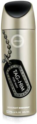 Armaf TAG HIM BODY SPRAY Deodorant Spray - For Men Price in India - Buy Armaf TAG HIM BODY SPRAY ...
