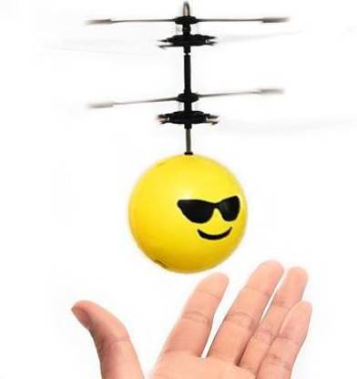 AARYA Attitude face emoji ball helicopter Hand Sensor Flying Smiley ...