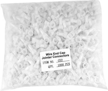 SELTIX 1000 Pcs CE2 Wire Jointer Cable Connector Terminals Wire End Cap ...