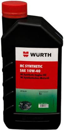 wuerth 10W40 Synthetic Engine Oil 1 L Full-Synthetic Engine Oil Price ...