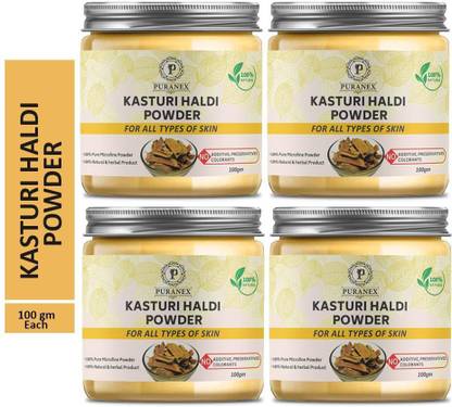 puranex 100% Natural & Pure Kasturi (Wild/Jangli) Haldi Powder For ...