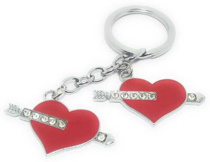 Key Era Double Arrow Heart Key Chain Price in India - Buy Key Era ...