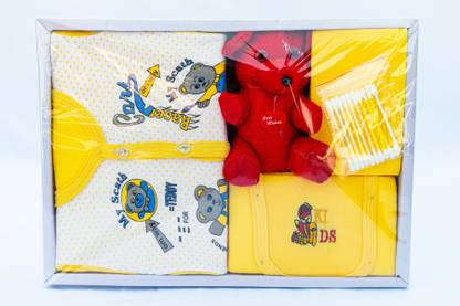 A CUBES NEW BORN BABY GIFT SET COMBO YELLOW - | Buy Baby Care Combo in ...
