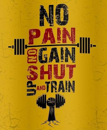 Fitness Motivational Wall Posters Wall Decor Poster Gym Motivation ...