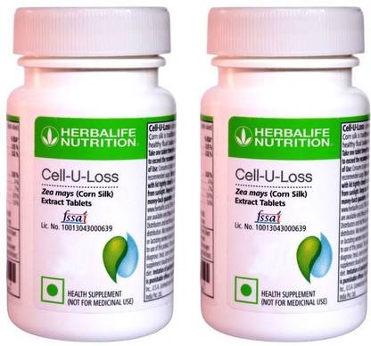 HERBALIFE 2 Cell U Loss Tablet with corn silk extract 2 PCS PACK Price ...