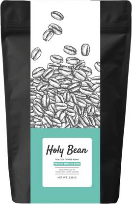 Holy Bean Premium Espresso Blend - Roasted Coffee Whole Beans - Pack of ...