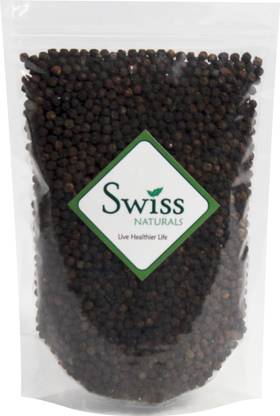 swiss naturals Whole Black Pepper/Black Peppercorn/Kali Mirch/GOL ...