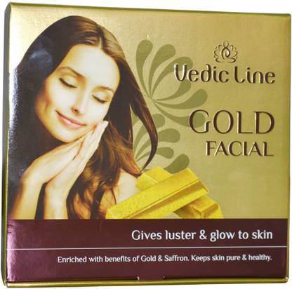 Vedic Line Gold Facial Kit - Price in India, Buy Vedic Line Gold Facial ...