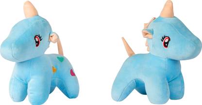 LittleHug COMBO OF 2 BABY BLUE UNICORN - 30 cm - COMBO OF 2 BABY BLUE ...