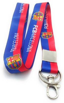 Key Era Fc Barcelona Fcb Football Id Card Holder Fabric lanyard Key ...