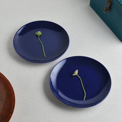 Ariane Fine Porcelain Royal Blue Urmi Quater Plate Dinner Plate Price ...