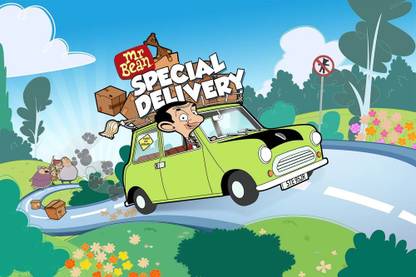 Mr Been Cartoon Waterproof Vinyl Sticker Poster || can2513-3 Fine Art ...