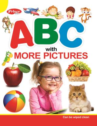 More Picture With ABC English Alphabets Learning Book For Kids: Buy ...