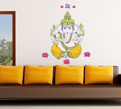 Wallzone 90 cm Vinayagar Removable Sticker Price in India - Buy ...