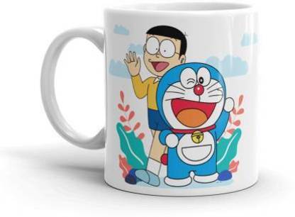 JP VENTURE Ceramic Nobita And Doraemon Cartoon Ceramic Coffee Mug Price ...