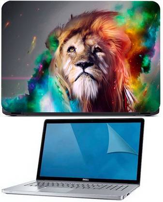 Splendid STICKER 2 IN 1 LAPTOP PRINTED STICKER PACK WITH SCREEN GUARD ...