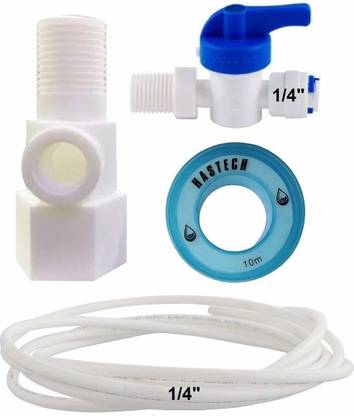 Humaar Water Purifier Plastic Inlet Valve/Connector, 1/4" (6mm) Push ...