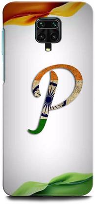 ORBIQE Back Cover for POCO M2 Pro P, P LETTER, P ALPHABET, DESIGN ...