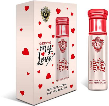 Buy Gediya My Love Roll on Attar Perfume for Women, Men Perfume - 6 ml ...