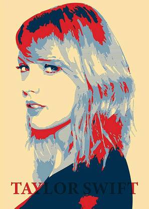 Taylor Swift Poster - Reputation (300GSM Premium Matte Finish Art Paper ...