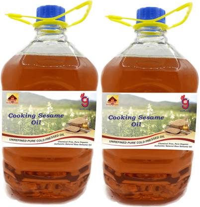 99Auth 10ltr Chemical Free Cooking Oil Cold Pressed Sesame Oil ...