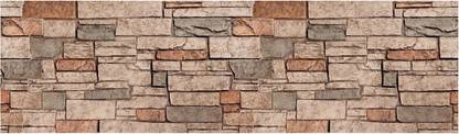 WALLDESIGN 360 cm Stone Brick Wall Pattern Wallpaper Border For ...