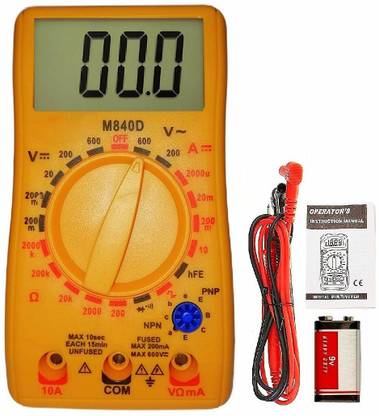 Divinext M840D Big Display Size Electrical Testing Meter Multitester AC ...