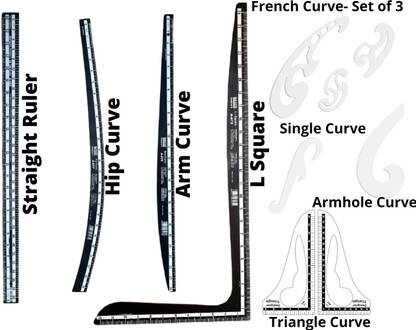 Upyukat Khyati Tailoring scales/ curves/ Fashion Designing Scale- Hard ...
