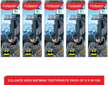 Colgate Toothpaste For Kids(Batman pack) | Best Toothpaste For Kids(6 ...