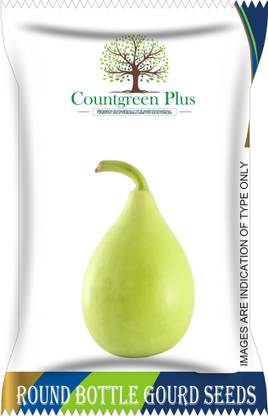 Countgreen Plus Round Gourd (Gol Ghiya/Lauki) Vegetable Seeds Seed ...