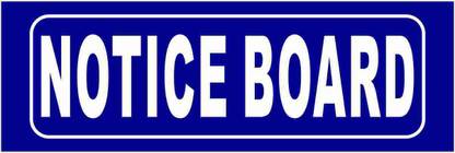 madhusigns Blue color 3mm Form sheet - Notice Board School Signboard ...