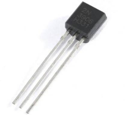 TechInfo 3906 / 2N3906 BJT Bipolar Single PNP type Transistor (PACK OF ...