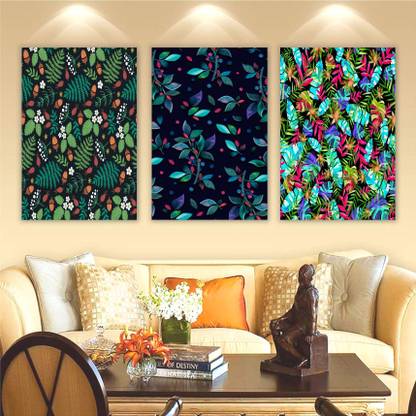 LEAF CANVAS MDF Poster Fine Art Print - Decorative posters in India ...