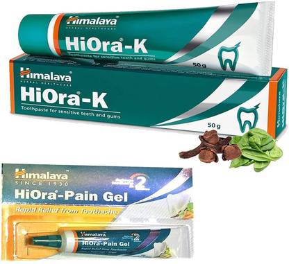 HIMALAYA Hiora-K Tooth Paste (50gm) And HiOra Gel 10g Toothpaste - Buy ...