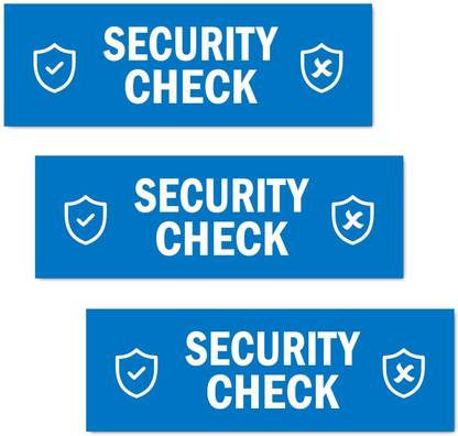 Mindcraftz Security check Emergency Sign Price in India - Buy ...