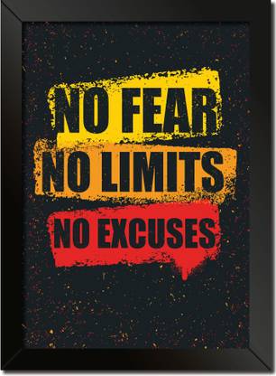 Quotes & Motivation Poster frame without glass A4 Size sty 31 Paper ...