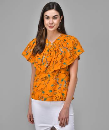 Orange Top Price in India - Buy Orange Top online at Flipkart.com