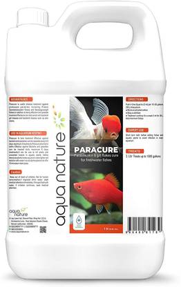 Aquanature Paracure Parasite,Skin & Gill flukes Cure for Freshwater ...