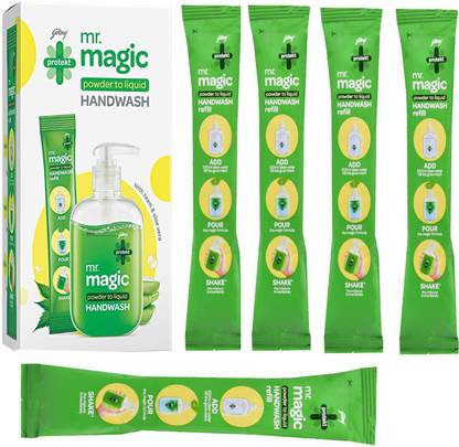 Godrej Magic powder to Liquid handwash 9X5ml Hand Wash Pouch - Price in ...