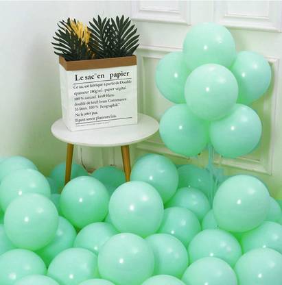 Flipkart.com | Decorasions Solid Pastel green balloons(50pcs) Balloon ...