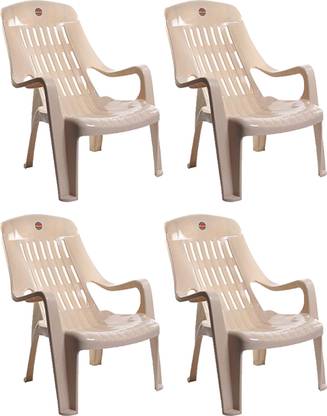 Cello Furniture Cello Comfort Relax Chair (Set of 4 Pc, Marble Beige ...