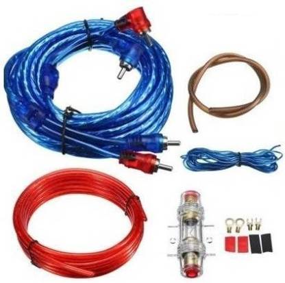 M MOD CON Car Amplifier Wiring Kit Audio Subwoofer AMP RCA Power Cable ...