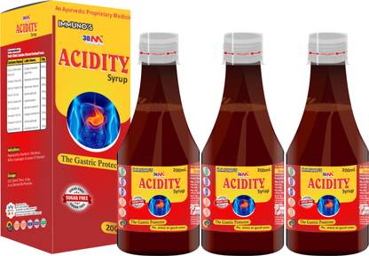 30M Ayurvedic Acidity Medicine Syrup (3 x 200 ml) for Hyperacidity ...
