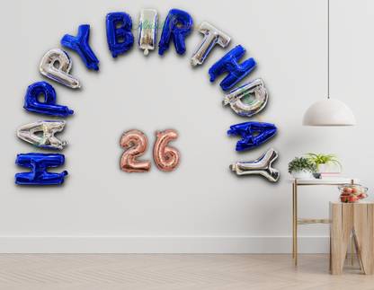 Flipkart.com | Almoda Creations Solid Happy 26th Birthday Decoration ...