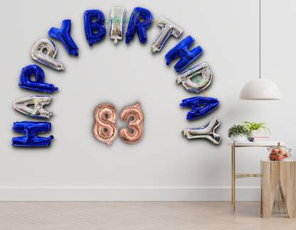 Flipkart.com | Almoda Creations Solid Happy 83rd Birthday Decoration ...