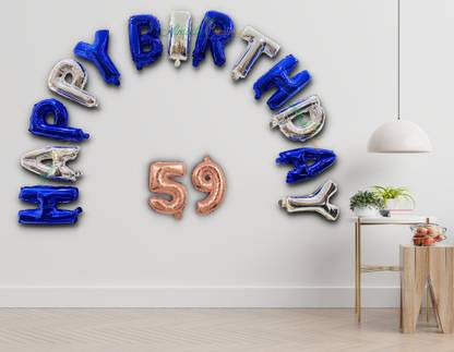 Flipkart.com | Almoda Creations Solid Happy 59th Birthday Decoration ...