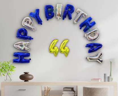 Flipkart.com | Almoda Creations Solid Happy 44th Birthday Decoration ...